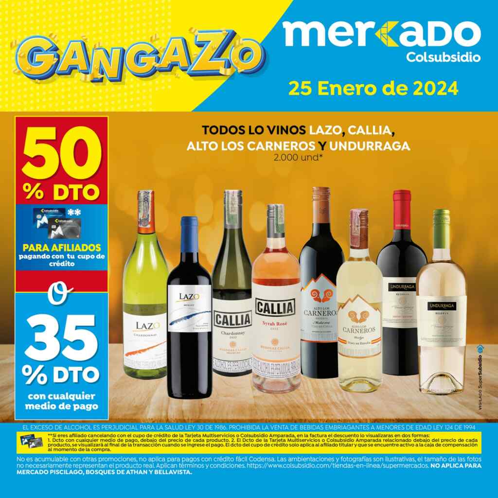 Catálogo Gangazo Mercado Colsubsidio 25 de enero 2024 - Cazaofertas Colombia