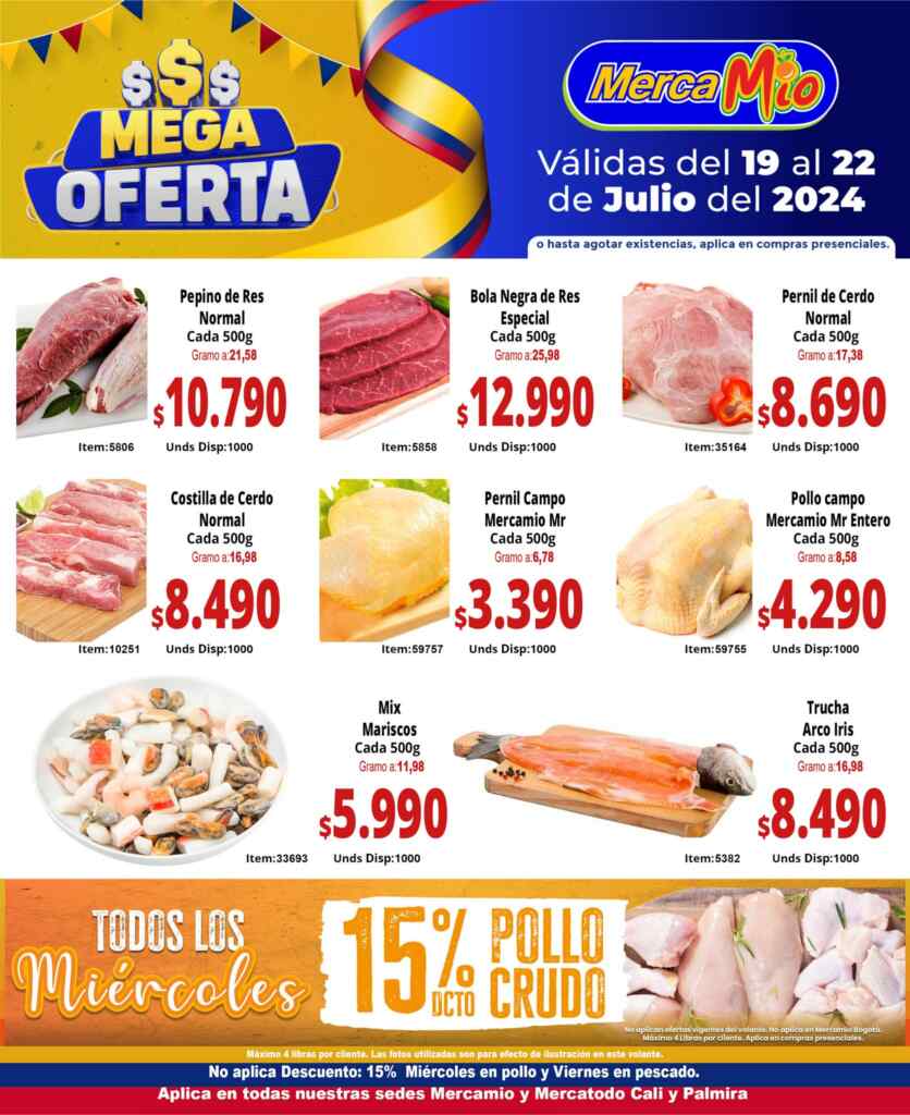 Catálogo Mercamío y Mercatodo Mega Oferta 19 al 22 de julio 2024 ...