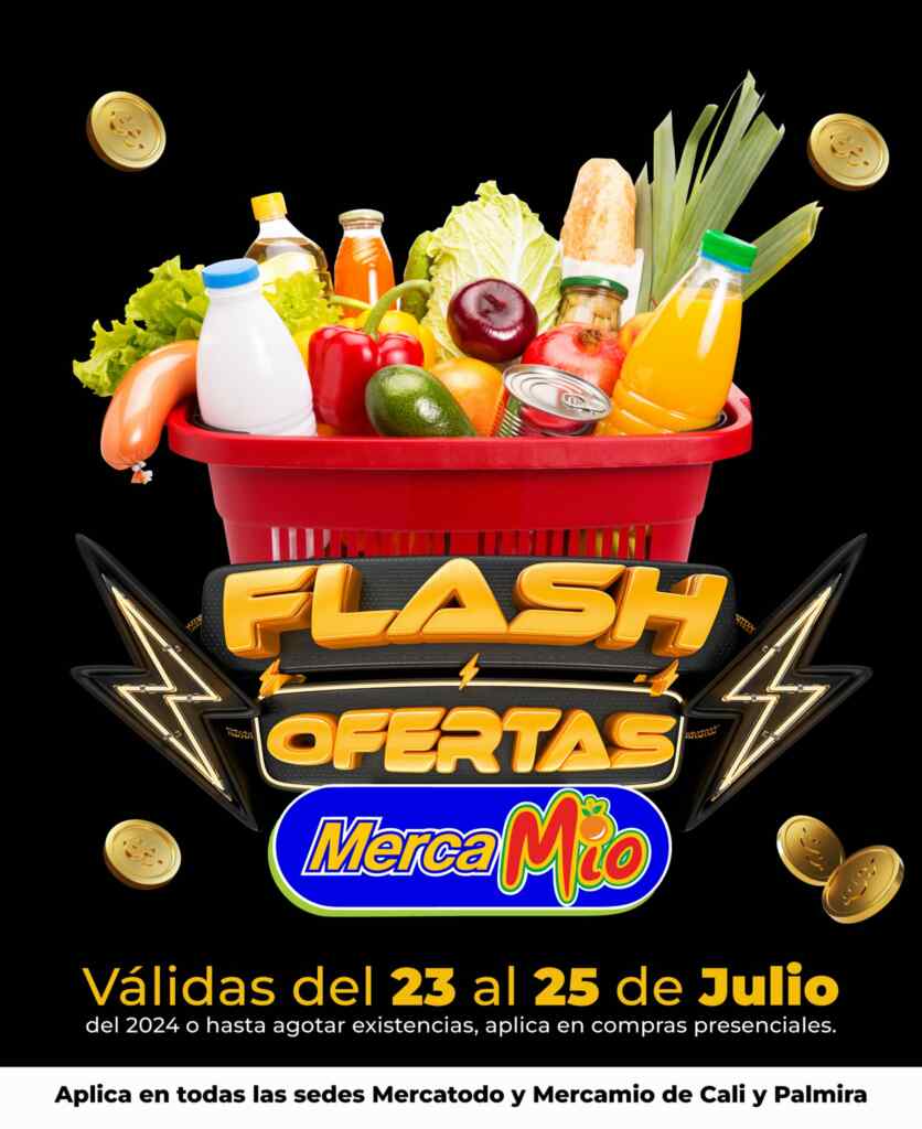Ofertas Flash Mercamío y Mercatodo 23 al 25 de julio 2024 - Cazaofertas ...