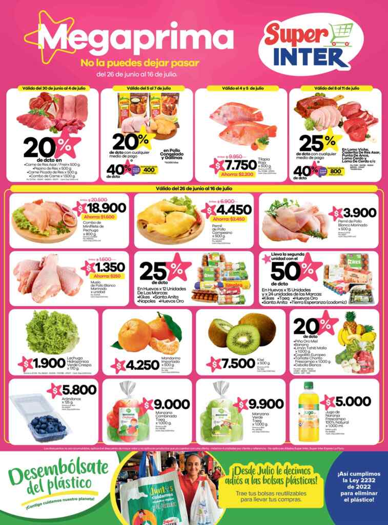 Catálogo Super Inter Mega Prima válidas al 16 de julio 2024 - Cazaofertas Colombia