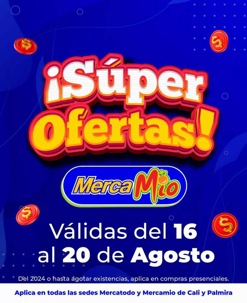 Catálogo Mercamío y Mercatodo Super Ofertas 16 al 20 de agosto 2024 ...