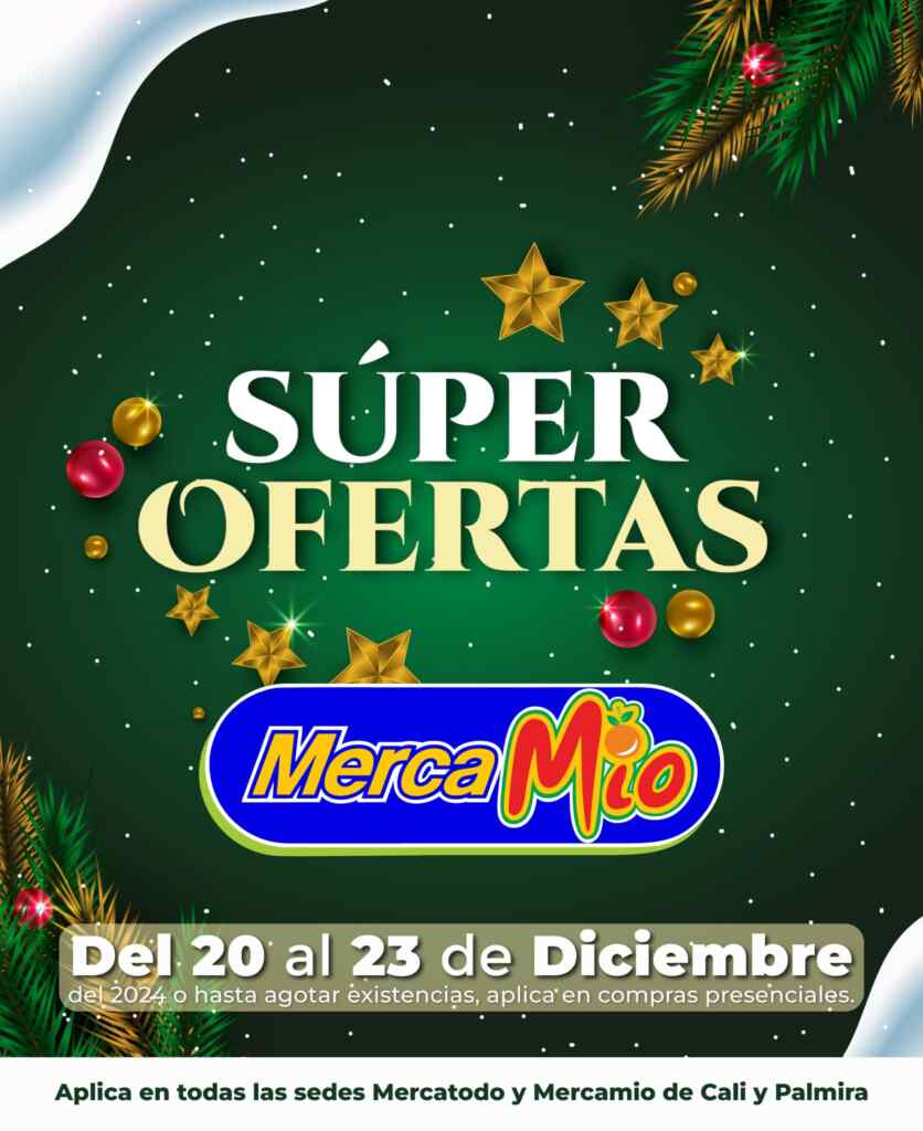 Catálogo Mercamío y Mercatodo Super Ofertas 20 al 23 de diciembre 2024 ...
