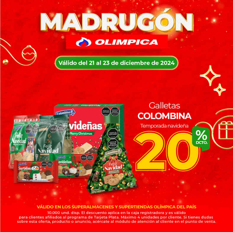 Catálogo Olímpica Madrugón 21 de diciembre de 2024 - Cazaofertas Colombia