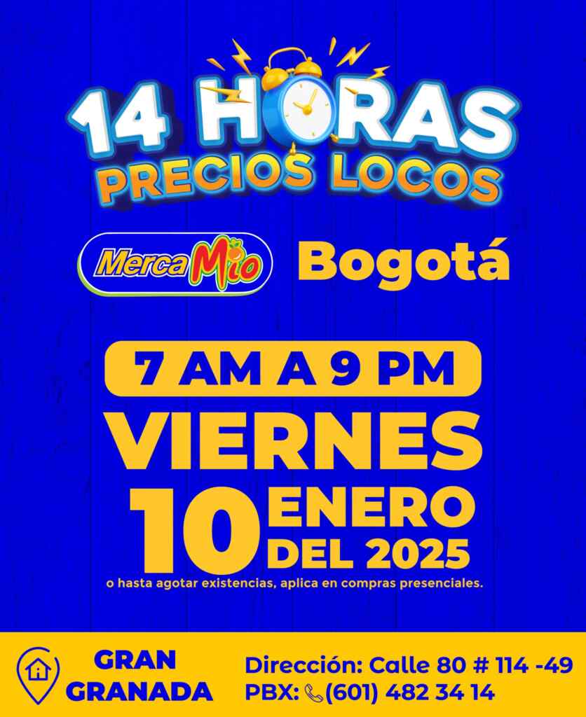 Catálogo Mercamío y Mercatodo 14 Horas de Locura 10 de enero 2025 - Cazaofertas Colombia