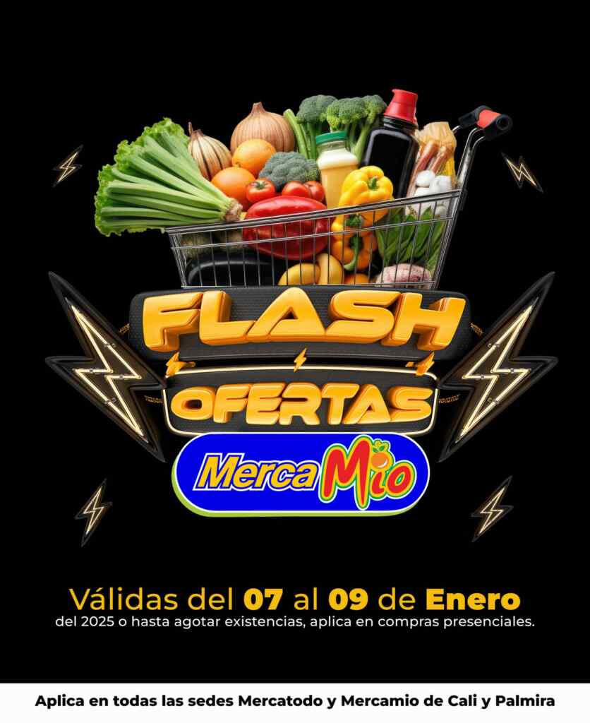 Ofertas Flash Mercamío y Mercatodo 7 al 9 de enero 2025 - Cazaofertas Colombia