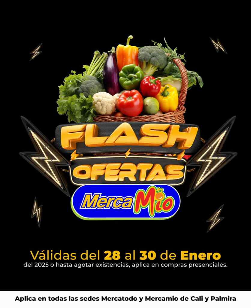 Ofertas Flash Mercamío y Mercatodo 28 al 30 de enero 2025 - Cazaofertas Colombia